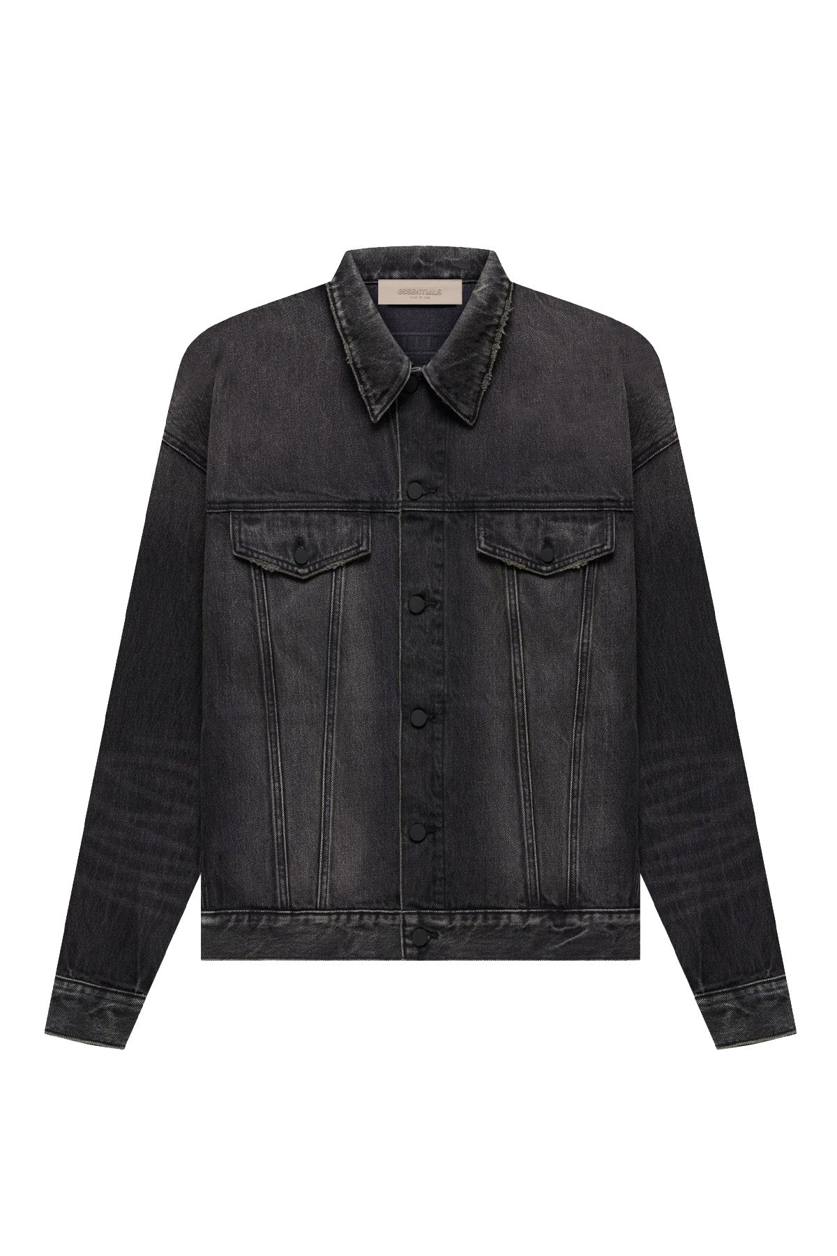 ESSENTIALS - Denim Jacket 'Black' | TRASH TLV – TrashTLV